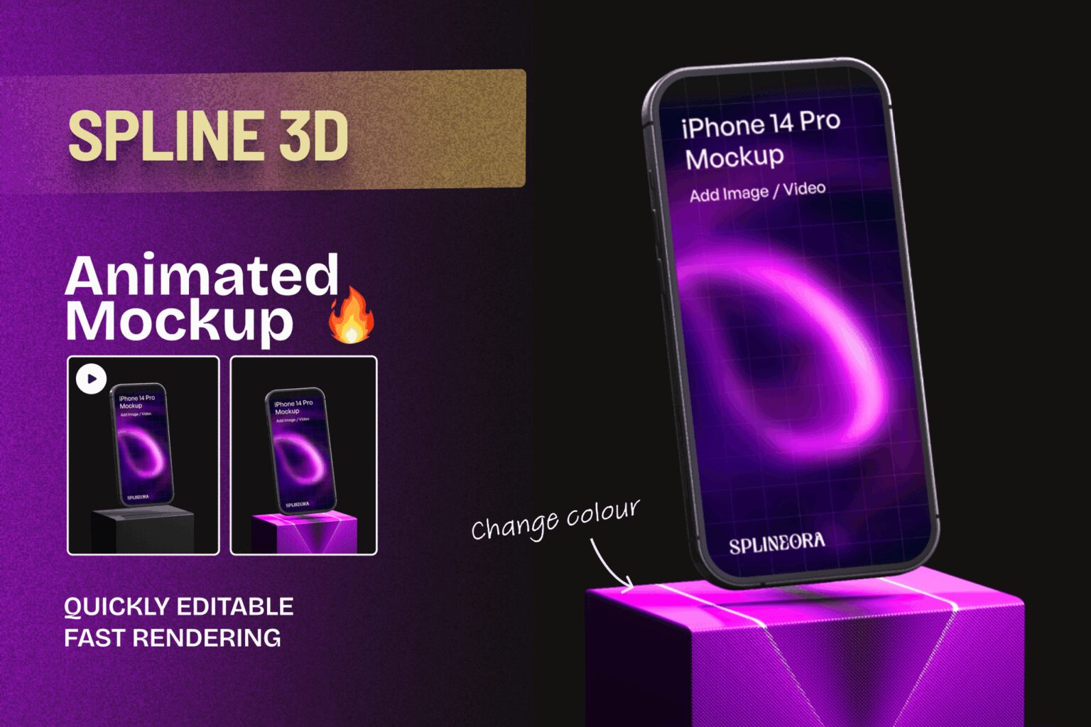 15+ Best 3D Mockups for Photoshop, Spline, Filmbox & More | Design Shack