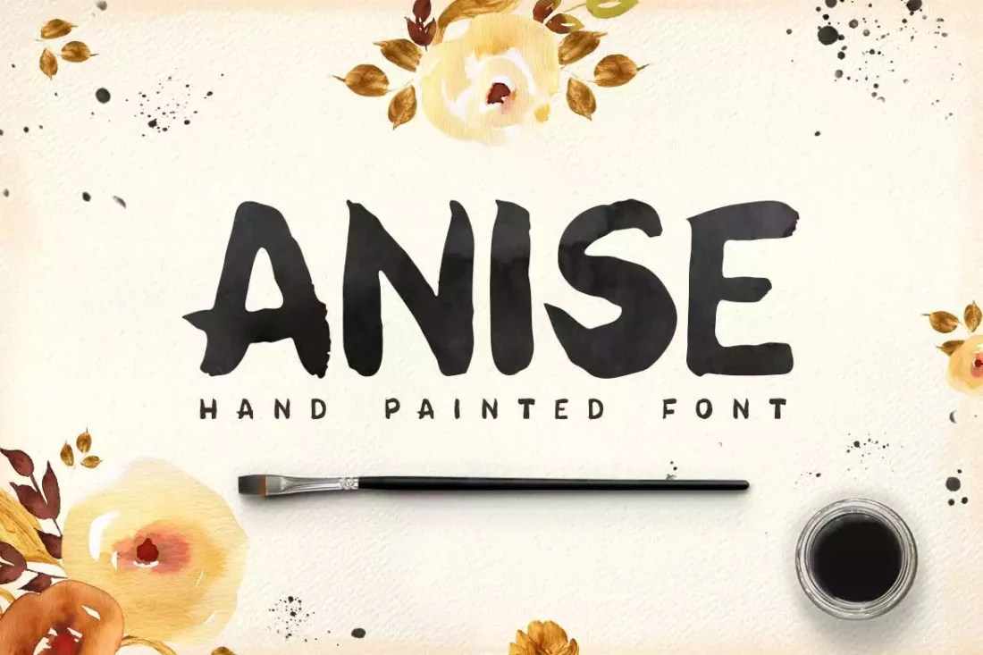 Anise Hand-Painted Font | Design Shack