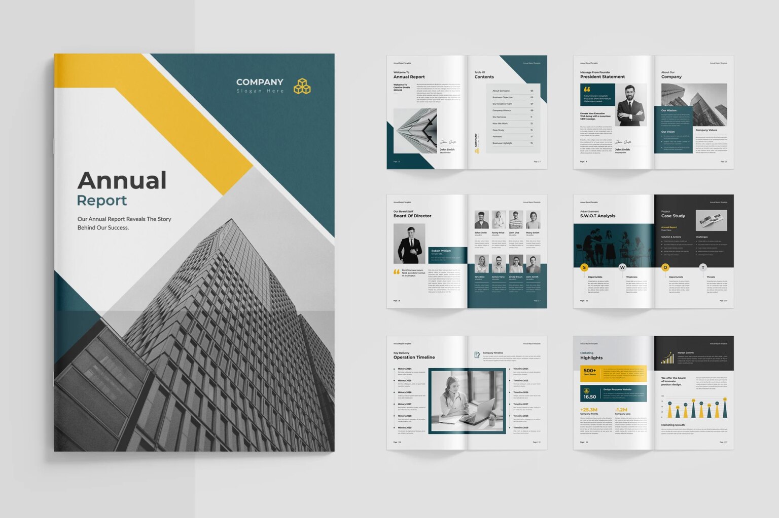 100+ Annual Report Templates (Word & InDesign) 2025 | Design Shack