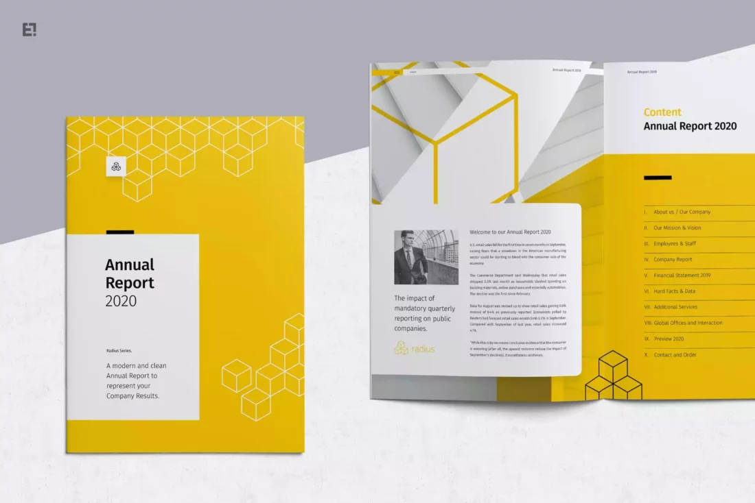 Annual Report Creative InDesign Template | Design Shack