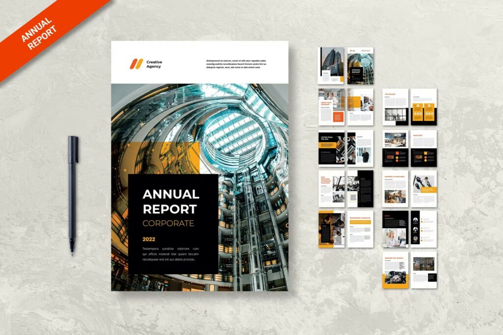 50+ Annual Report Templates (Word & InDesign) 2022 - Shack Design
