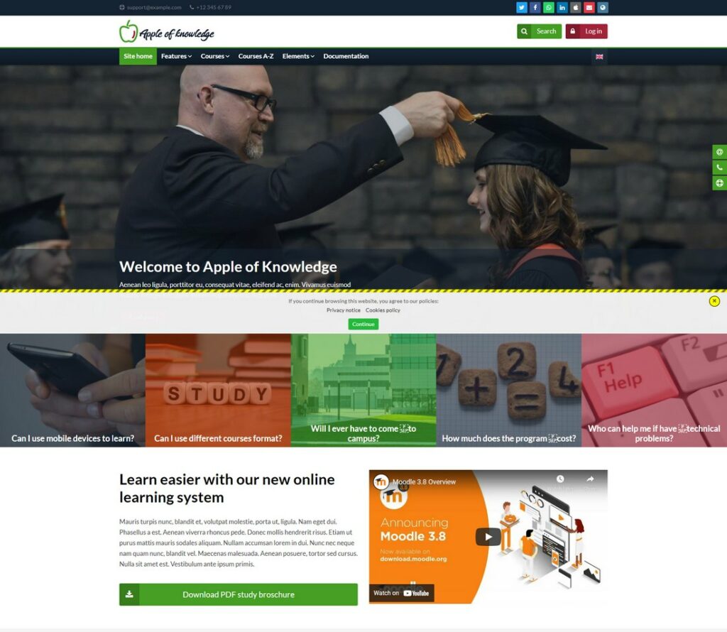 35+ Best Moodle Themes of 2024 | Design Shack