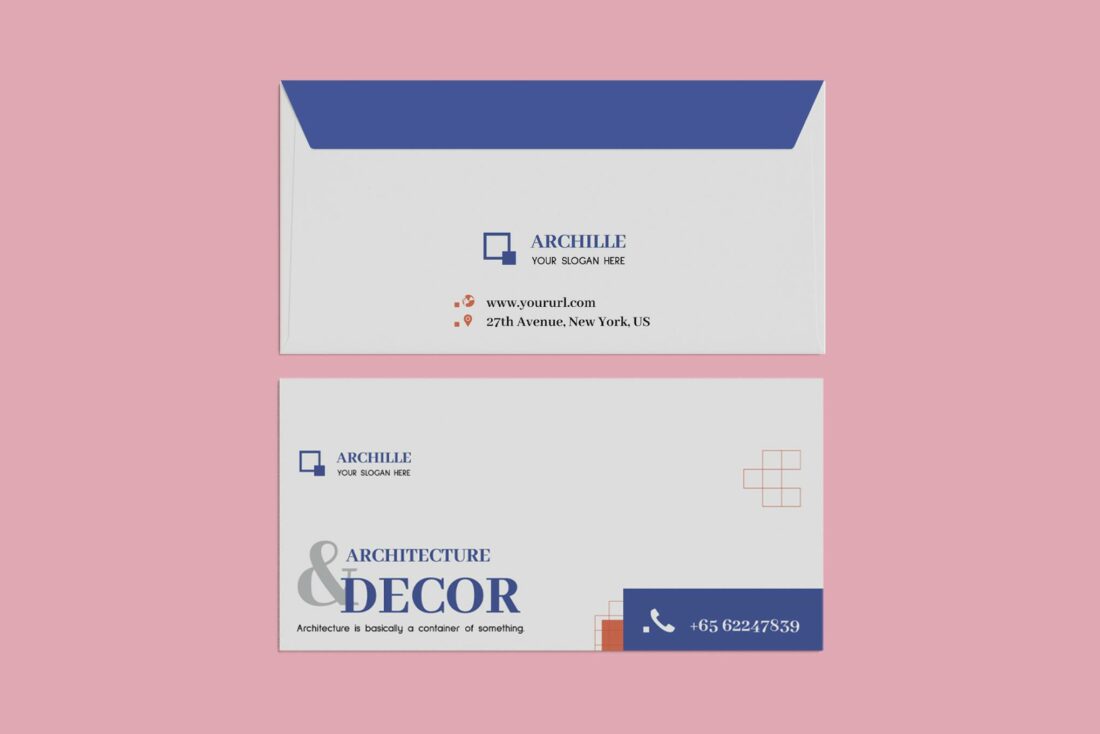 Architecture & Interior Designer Envelope | Design Shack