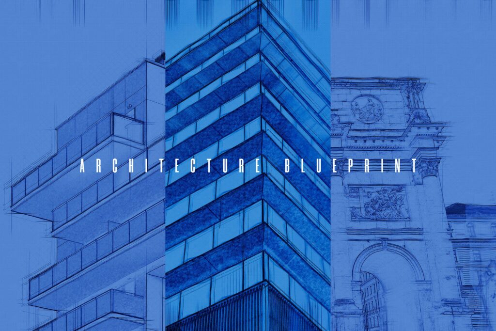 20+ Efek Cetak Biru Photoshop & Actions - desainae.com