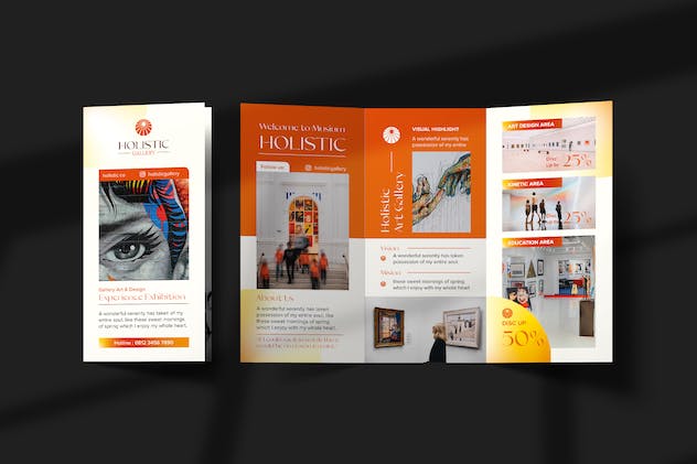 Art Gallery Brochure Template | Design Shack