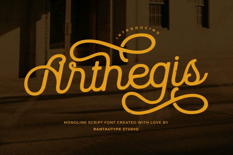 25+ Best Monoline Fonts for Creative Design Projects | Design Shack