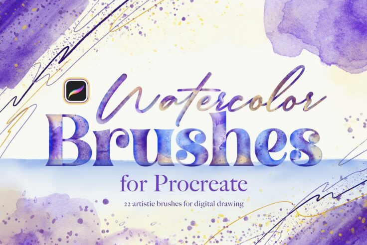 20+ Best Procreate Watercolor Brushes - Shack Design