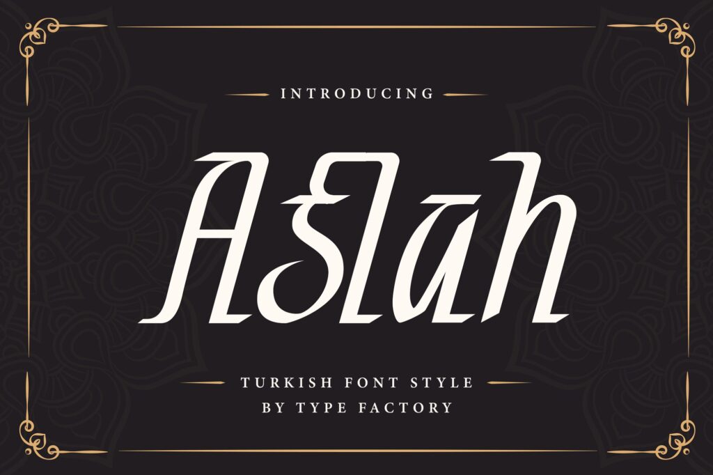 20+ Beautiful Turkish Fonts With Exotic Flair and Ottoman Influence ...