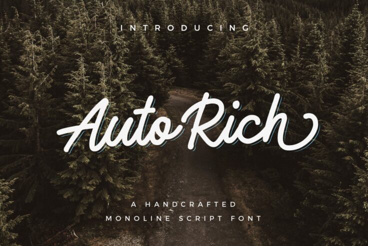 25+ Best Monoline Fonts for Creative Design Projects | Design Shack