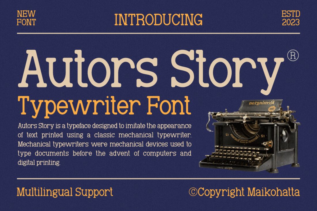 25+ Best Typewriter Fonts (Old, Vintage, Tattoo & More!) | Design Shack