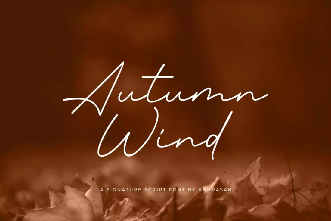 Autumn Wind Font | Design Shack
