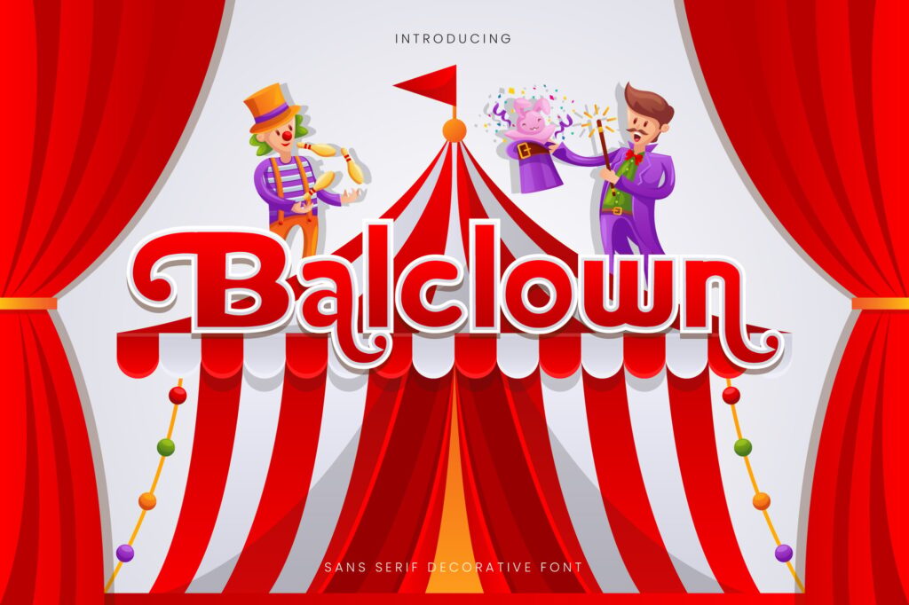 20+ Best Circus Fonts (Vintage + Modern Circus Letters)