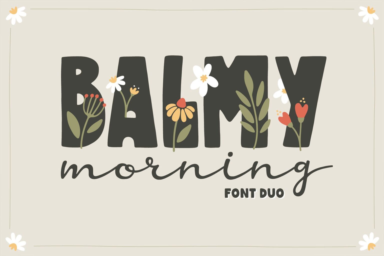 30+ Best Flower Fonts (Free & Pro Floral Fonts) | Design Shack