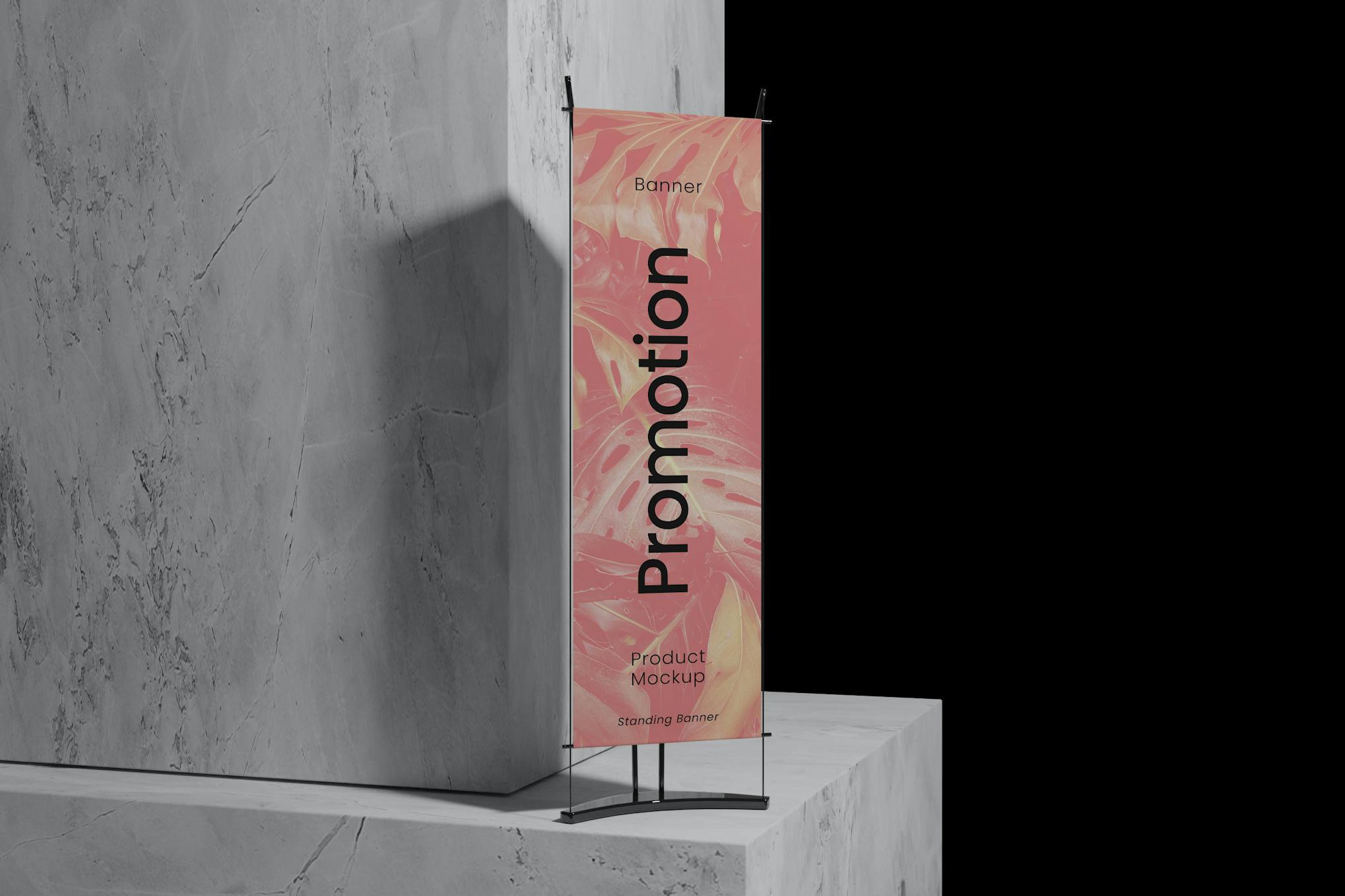 Banner Display Mockup Template | Design Shack