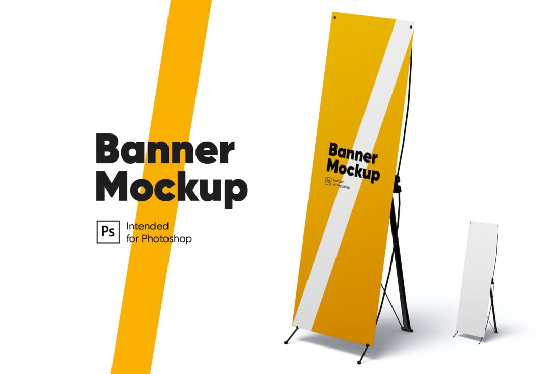25+ Banner Mockup Templates (Free & Pro) | Design Shack