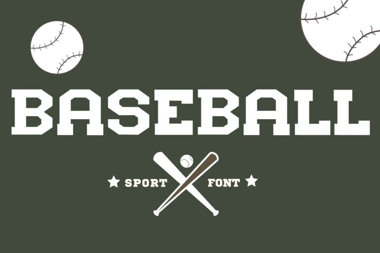 35+ Baseball Fonts (Script & Cursive Jersey + Logo Fonts) 2025 | Design ...