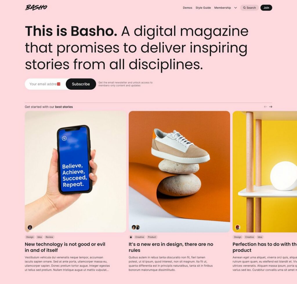 30 Beautifully Designed Ghost Themes | Design Shack