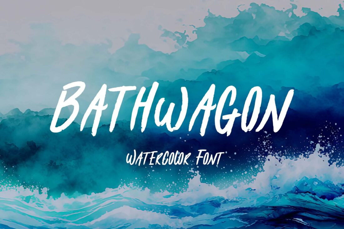 20+ Best Water Fonts (+ Fonts That Look Like Water) | Design Shack