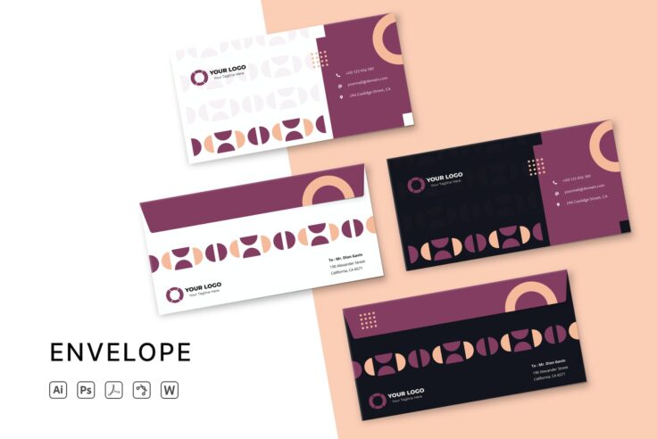 20+ Best Envelope Templates for InDesign, Word + More | Design Shack