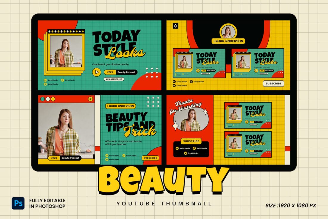 50+ Best YouTube Thumbnail Templates in 2025 | Design Shack