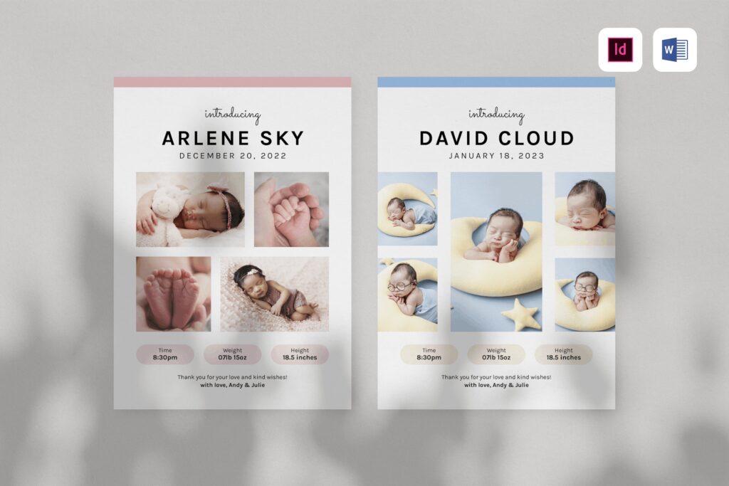 20+ Pregnancy & Baby Announcement Templates (Cards, Flyers & More ...