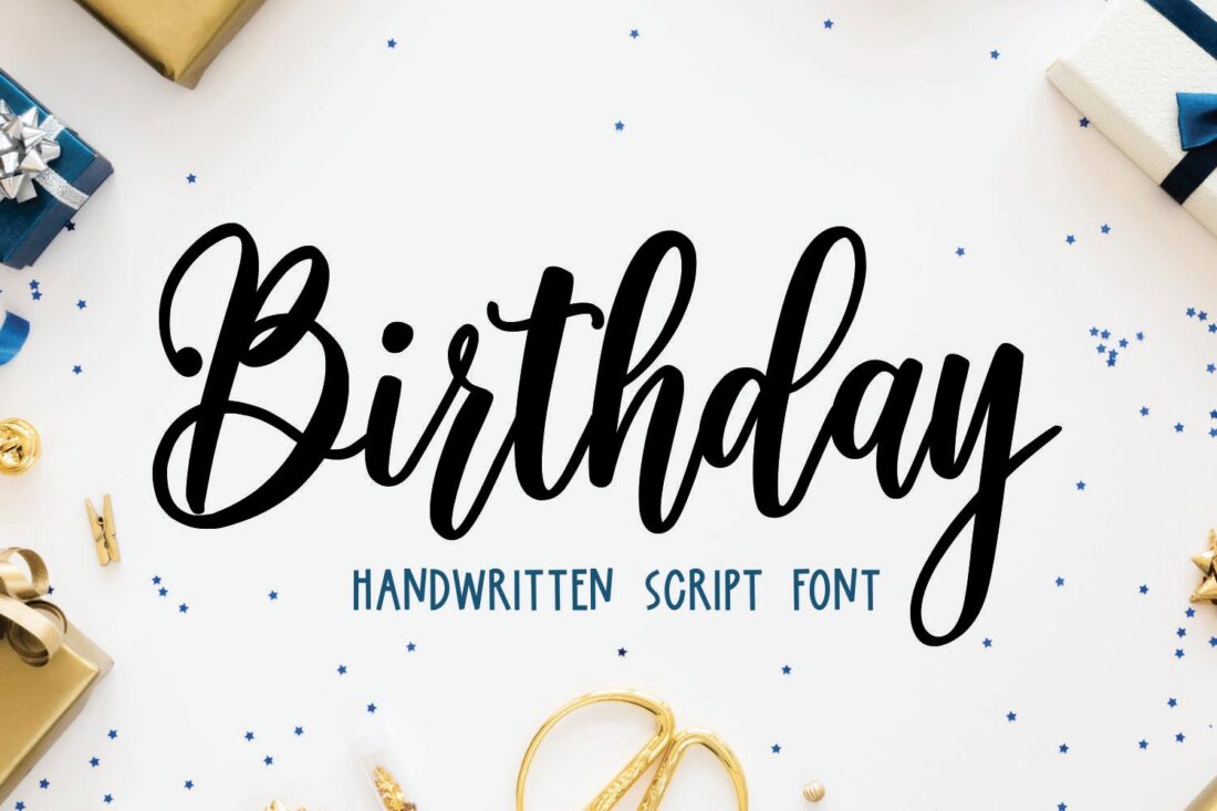 25+ Best Happy Birthday Fonts (+ Birthday Cake Fonts!) – Yes Web Designs