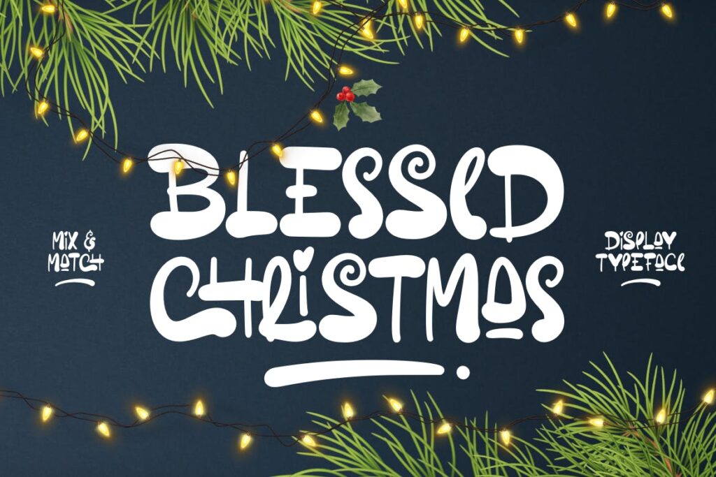 25+ Font Natal Terbaik (& Tipografi Navidad) - desainae.com