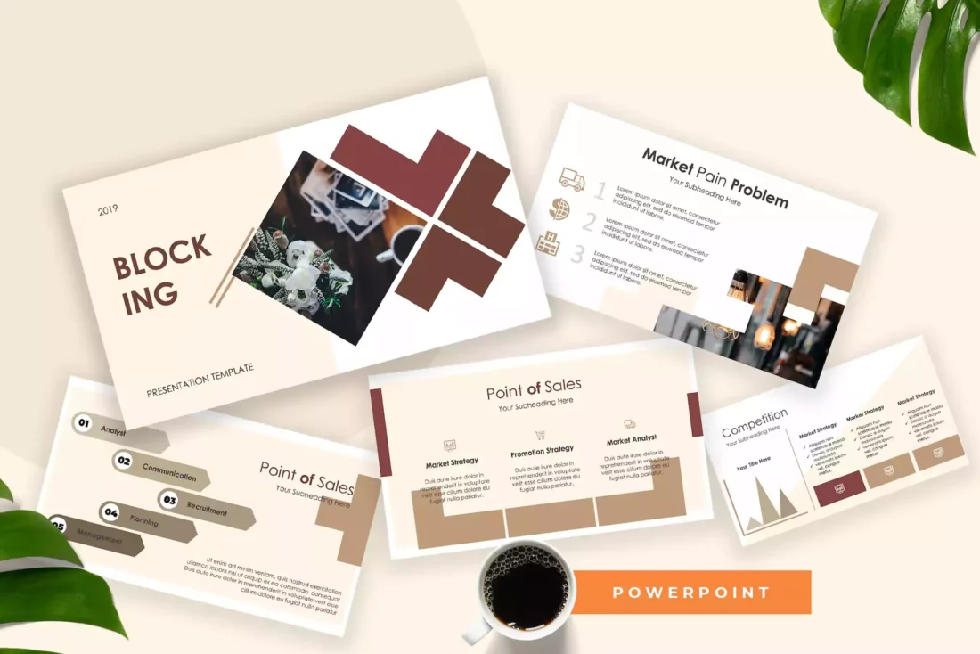 Blocking Pitch Deck Template | Design Shack