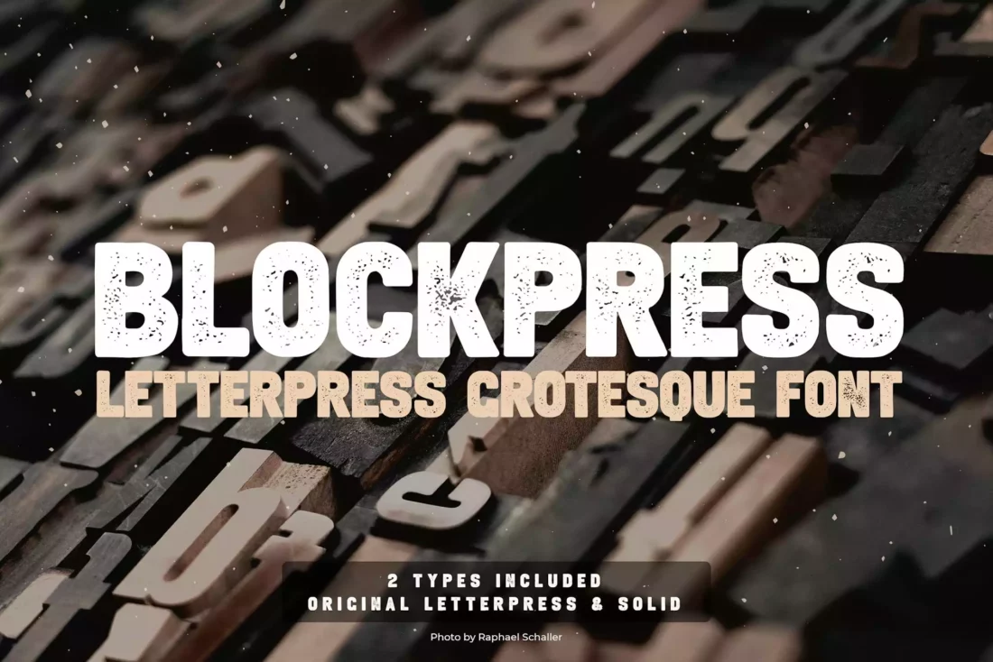 BlockPress Font | Design Shack