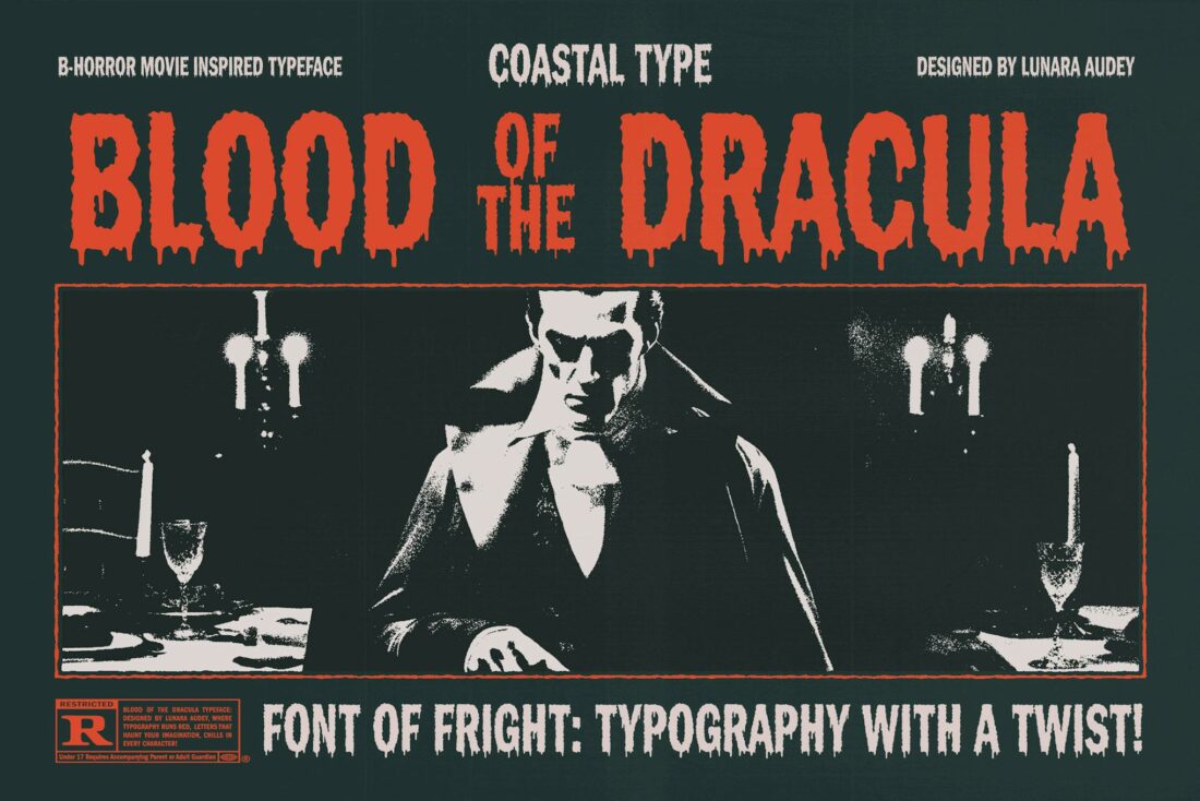 25+ Font Menetes Terbaik (Dengan Efek Tetes) - desainae.com