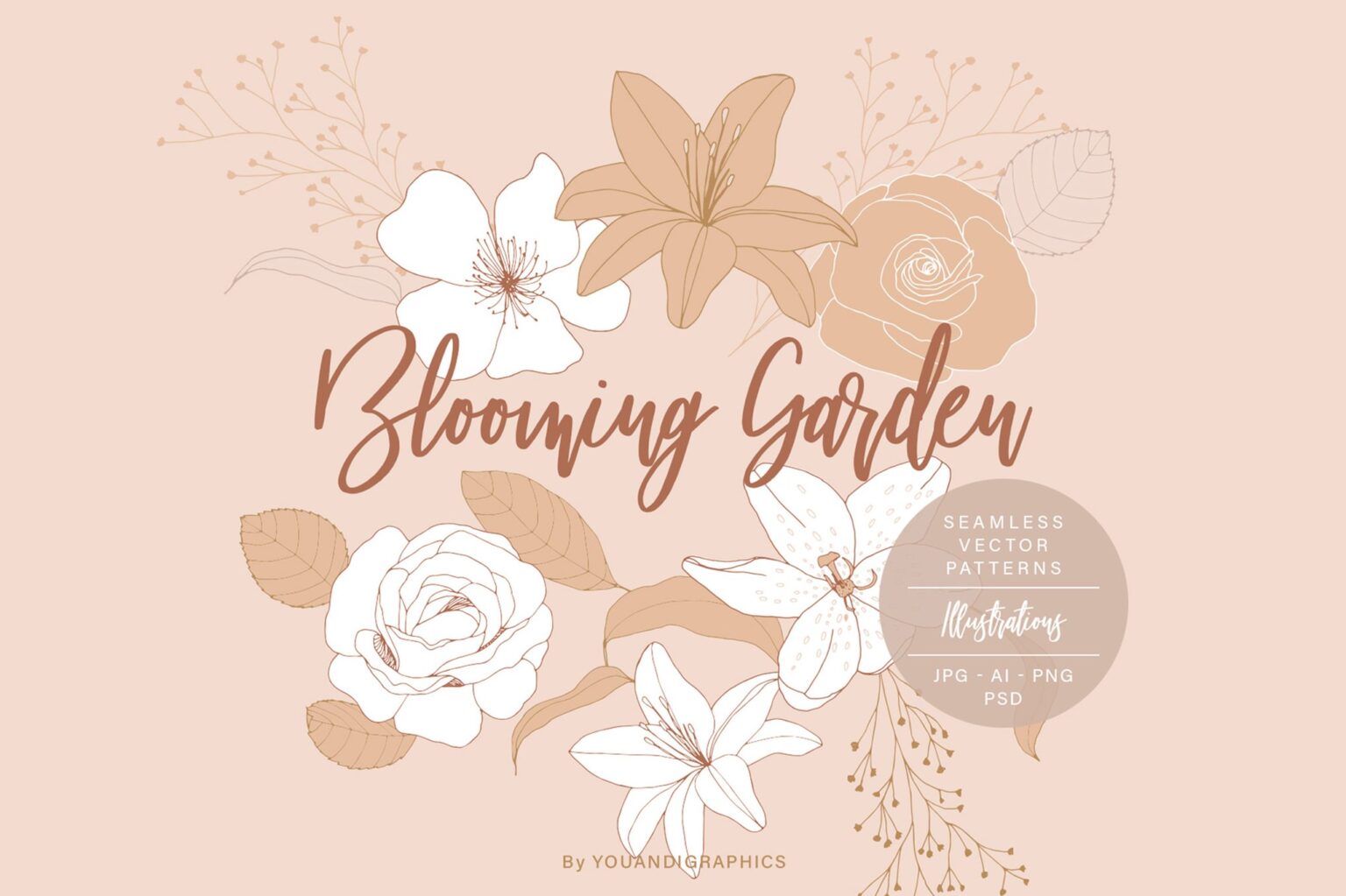 20+ Best Floral Vectors (Backgrounds, Patterns & Borders) | Design Shack