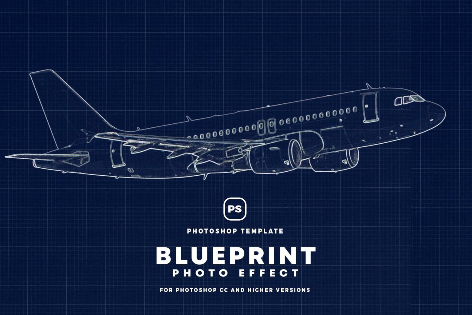 20+ Photoshop Blueprint Effects & Actions | Design Shack