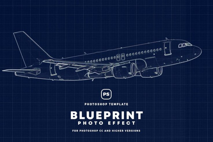 20+ Photoshop Blueprint Effects & Actions | Design Shack