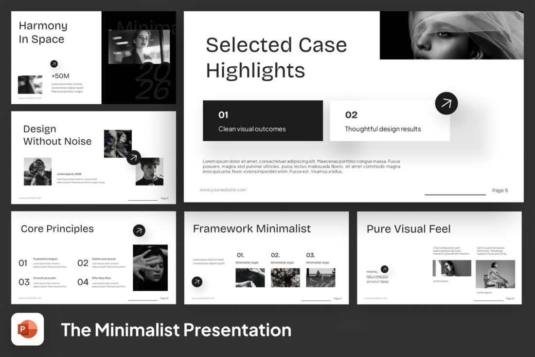 110+ Best Minimal PowerPoint Templates 2026 | Design Shack