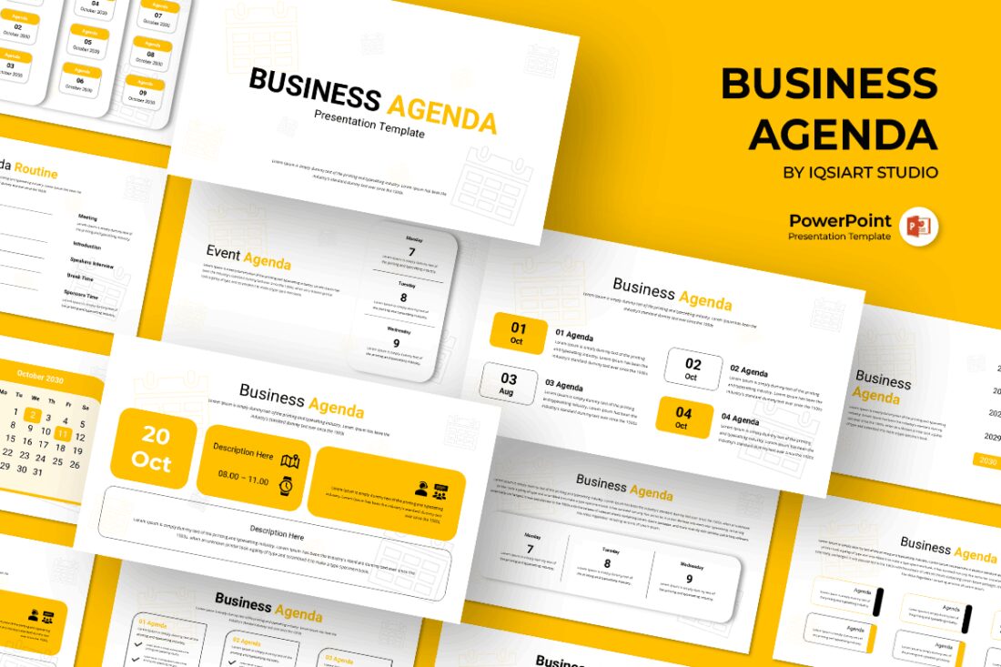 25+ Best Agenda Slides & Templates for PowerPoint | Design Shack