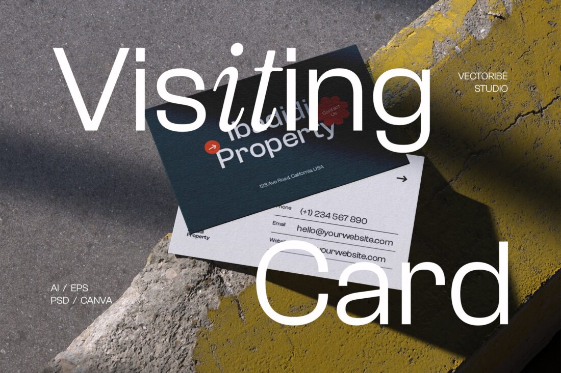 50+ Best Modern Business Card Templates 2025 (Word + PSD)