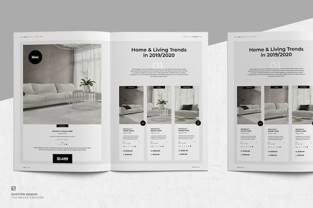 Bold Catalog Brochure Template | Design Shack