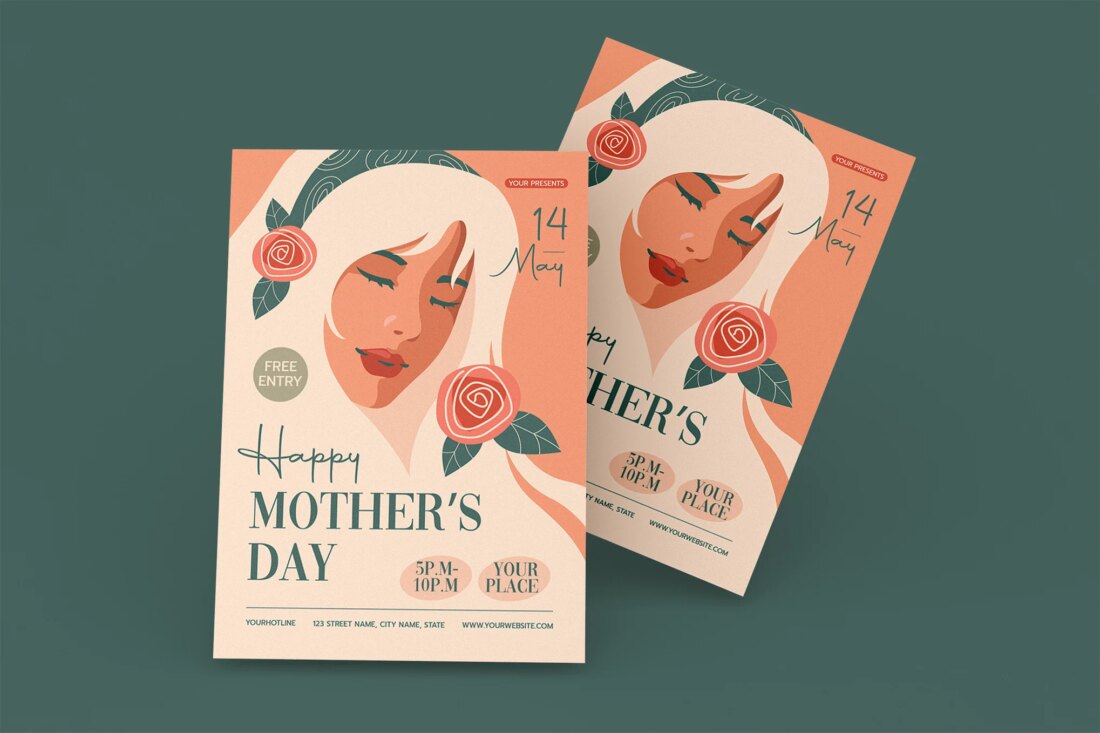 20+ Template Kartu Ucapan Hari Ibu Terbaik (+ Undangan, Brosur ...