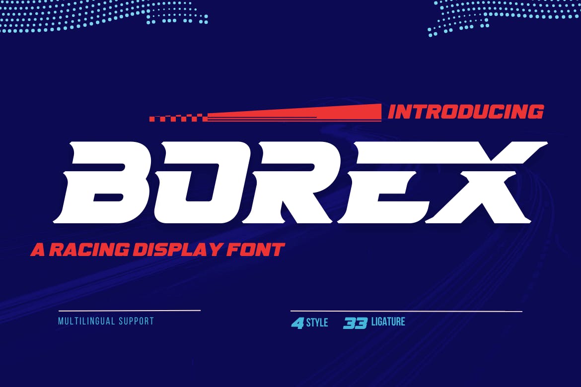Borex Athletic Font | Design Shack