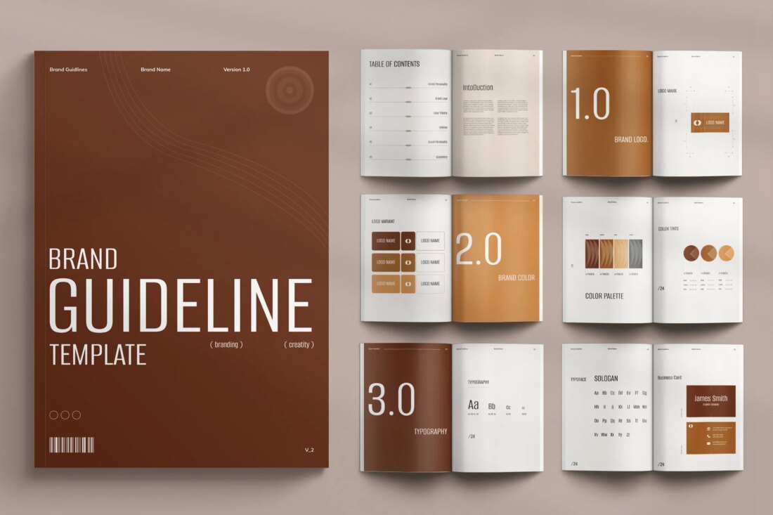 80+ Best Brand Manual & Style Guide Templates 2025 (Free + Premium ...