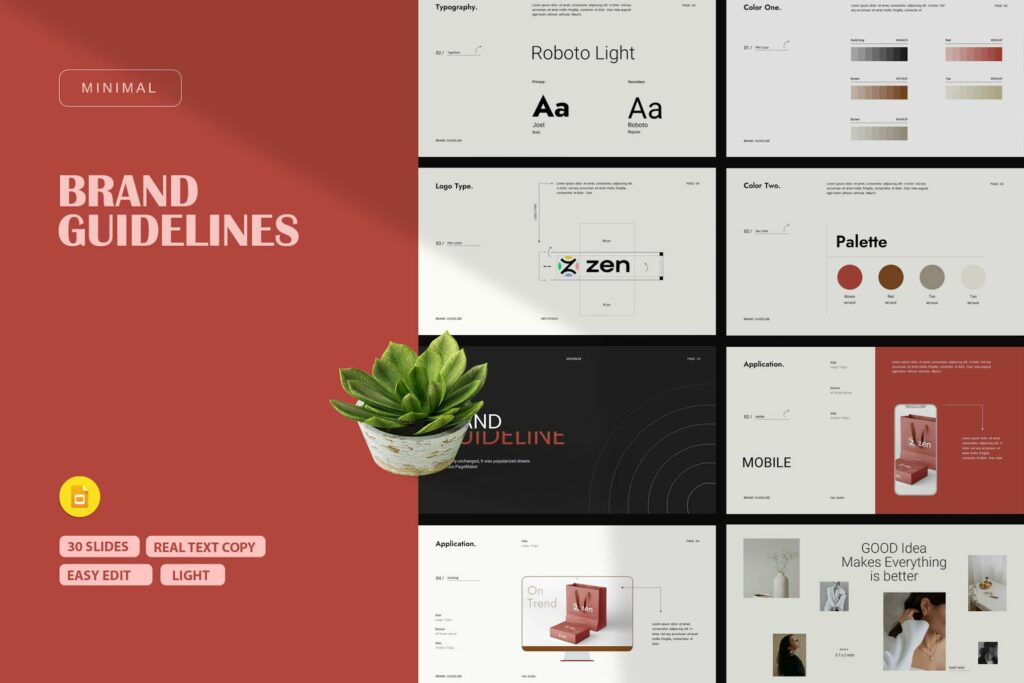 40+ Minimalist + Simple Google Slides Themes (Minimal Designs) | Design ...