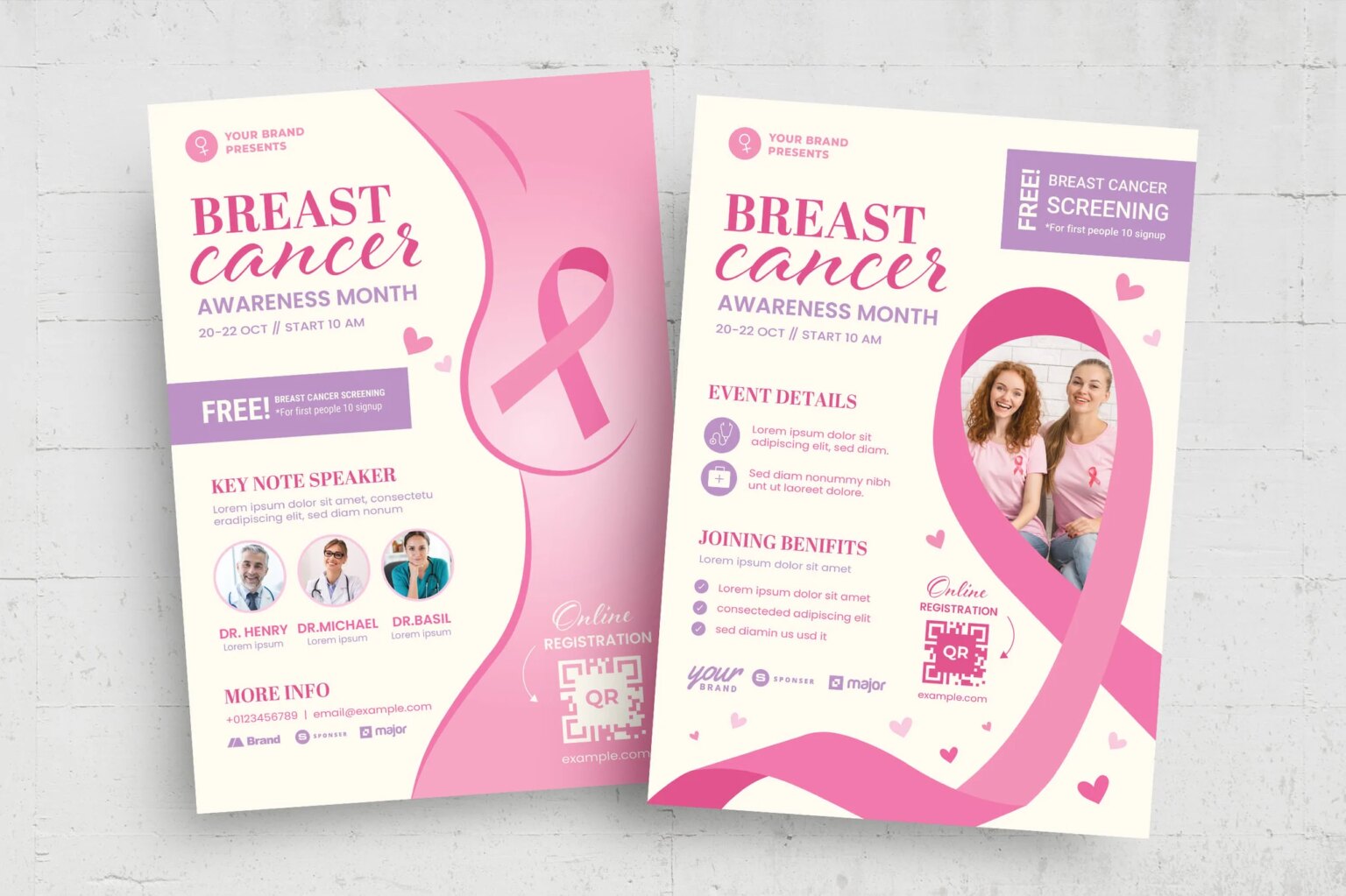 Designing for Breast Cancer Awareness Month: Templates, Graphics & More ...