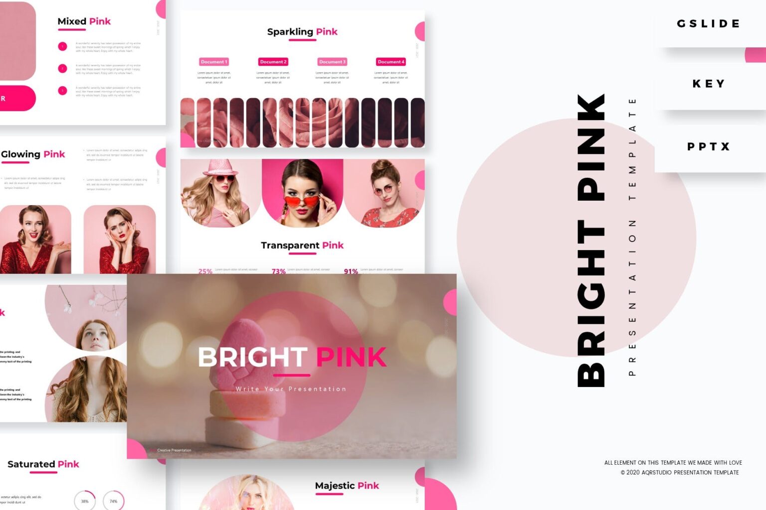 25+ Pink PowerPoint Templates (Free & Pro) – Yes Web Designs