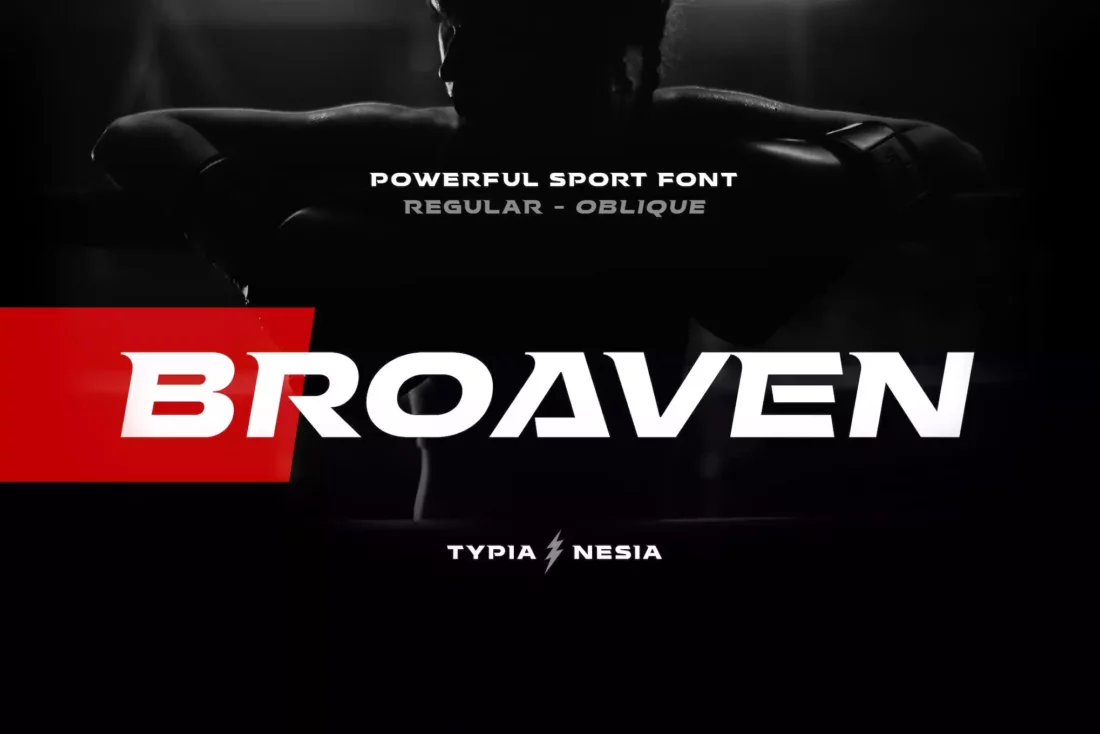 Broaven Bold Expanded Font | Design Shack
