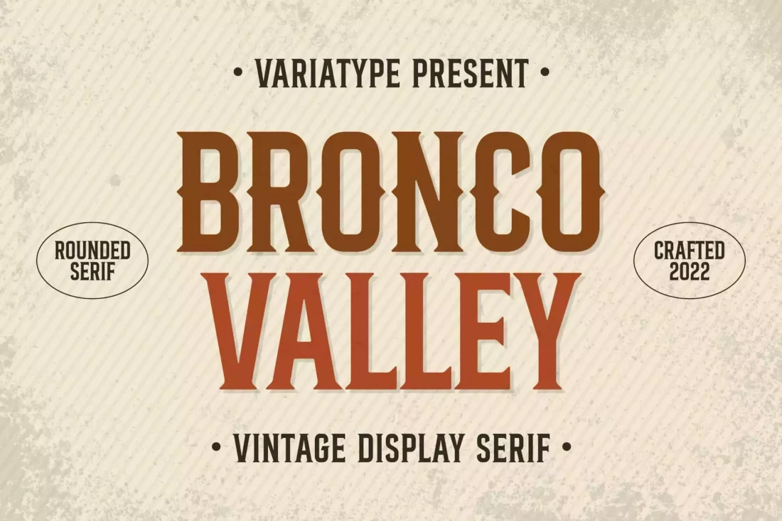 Bronco Valley Font | Design Shack