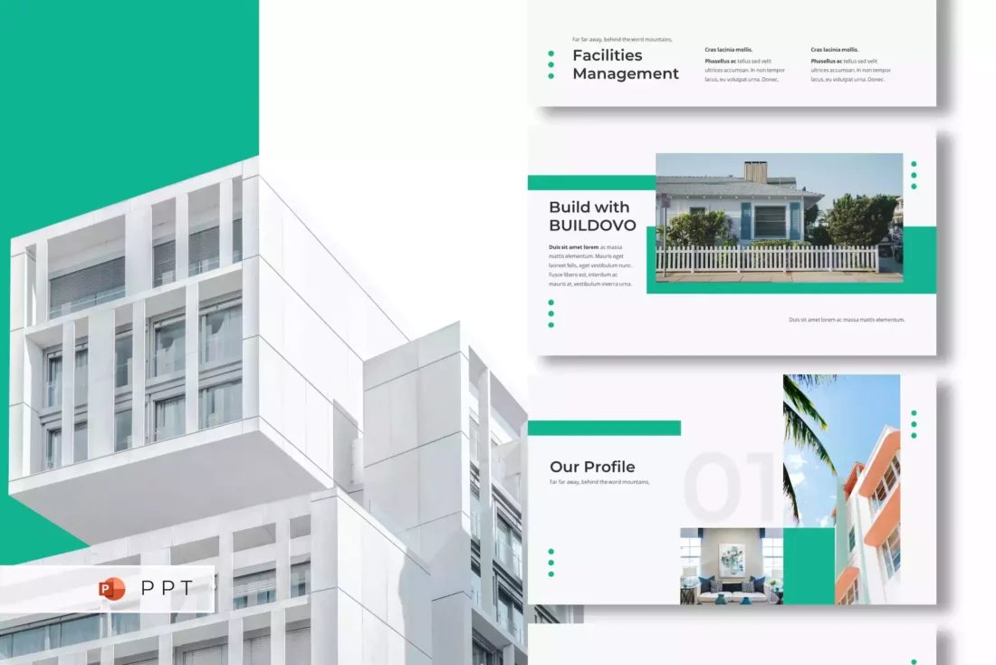 Buildovo Real Estate Presentation Template | Design Shack
