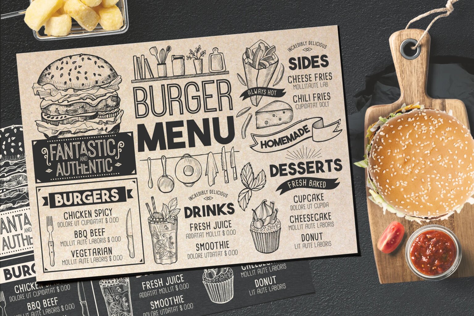 65+ Best Food & Drink Menu Templates 2025 | Design Shack