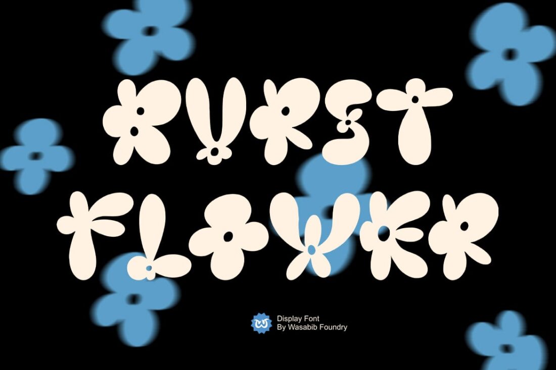 30+ Best Flower Fonts (Free & Pro Floral Fonts) | Design Shack