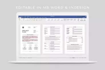 Business Project Plan Template for Word | Design Shack