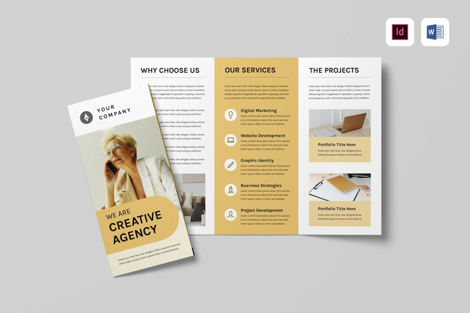 100+ Best Tri-Fold Brochure Templates (Word & InDesign) 2025 | Design Shack